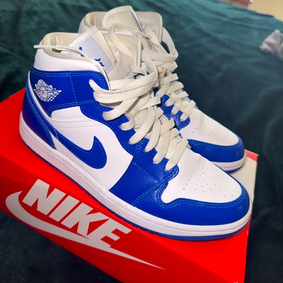 Jordan | Shoes | Hyper Royal Blue Jordan Mid | Poshmark